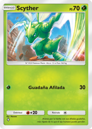 Scyther (Genes Formidables TCG Pocket) - WikiDex, la enciclopedia Pokémon