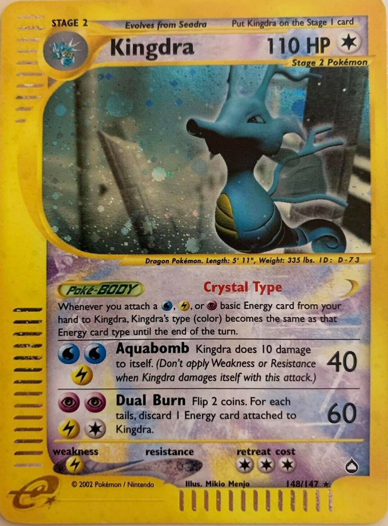 Kingdra (Aquapolis 148 TCG) - WikiDex, la enciclopedia Pokémon