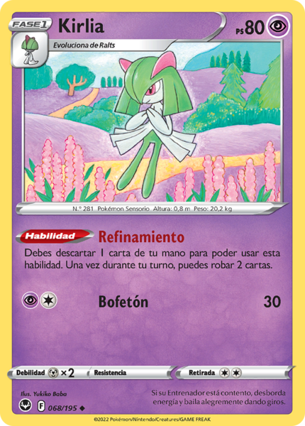 Kirlia (Tempestad Plateada TCG) - WikiDex, la enciclopedia Pokémon