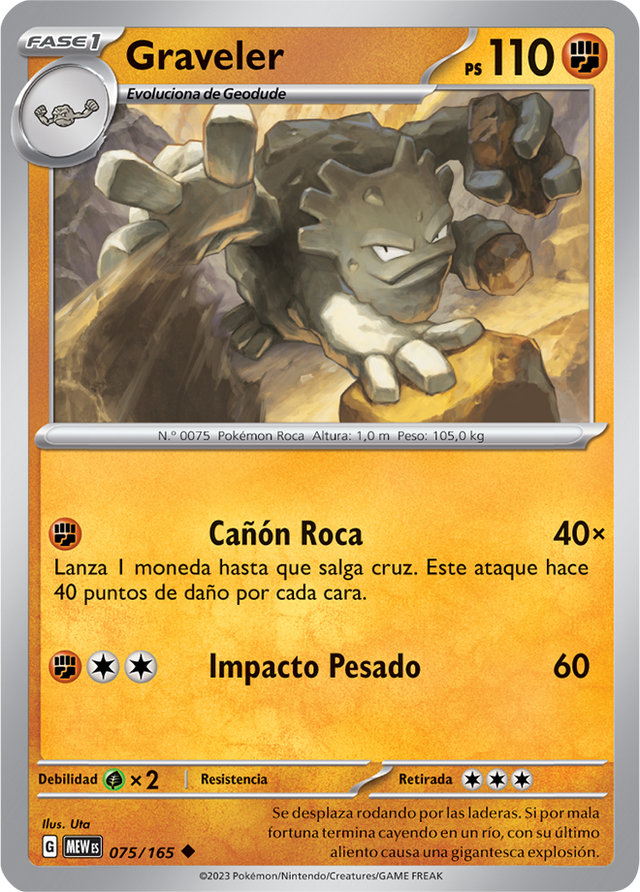 Graveler (151 TCG) - WikiDex, la enciclopedia Pokémon