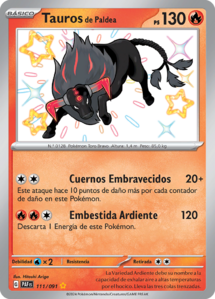 Tauros de Paldea (Evoluciones en Paldea 28 TCG) - WikiDex, la enciclopedia Pokémon