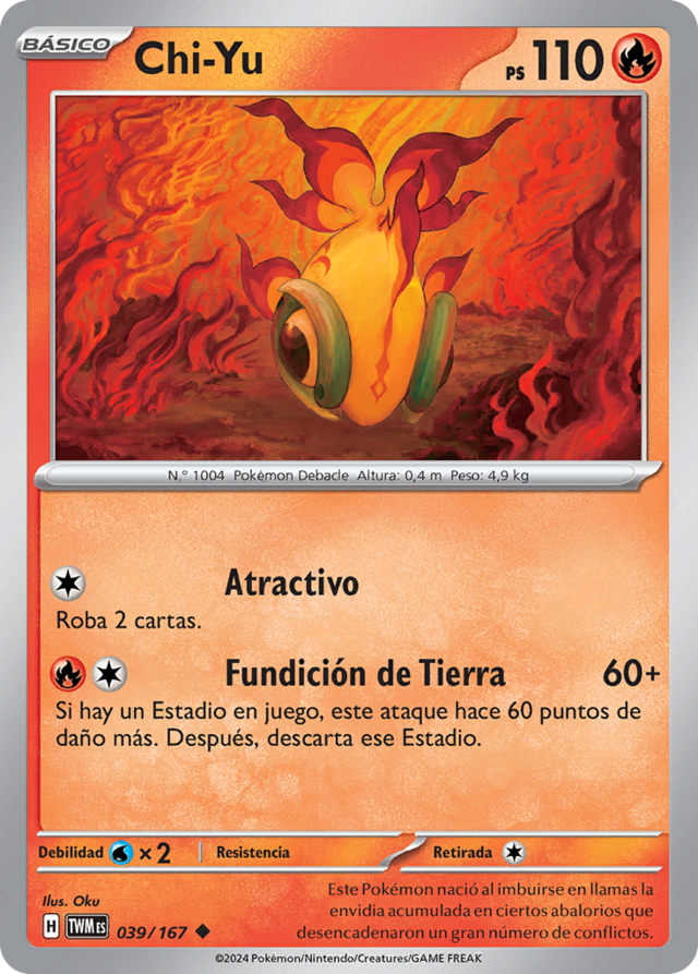 Chi-Yu (Mascarada Crepuscular TCG) - WikiDex, la enciclopedia Pokémon