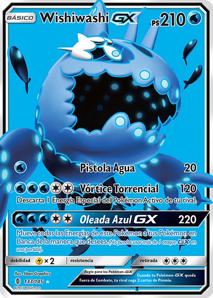 Wishiwashi-GX (Albor de Guardianes TCG) - WikiDex, la enciclopedia Pokémon
