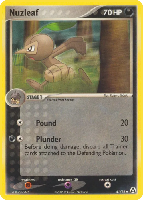Nuzleaf (Legend Maker TCG) - WikiDex, la enciclopedia Pokémon