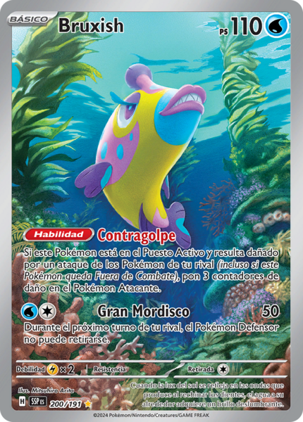 Bruxish (Chispas Fulgurantes TCG) - WikiDex, la enciclopedia Pokémon