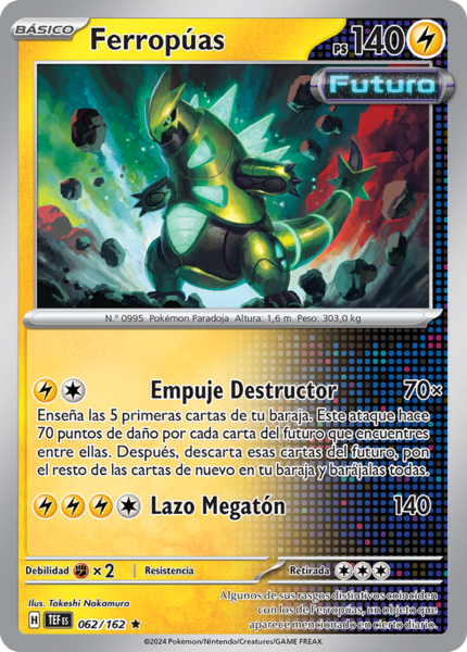 Ferropúas (Fuerzas Temporales TCG) - WikiDex, la enciclopedia Pokémon