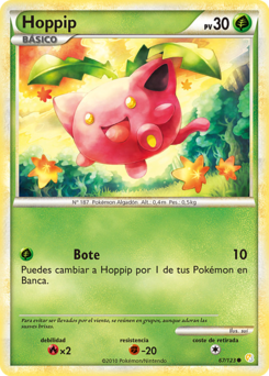 Hoppip (HeartGold & SoulSilver TCG) - WikiDex, la enciclopedia Pokémon