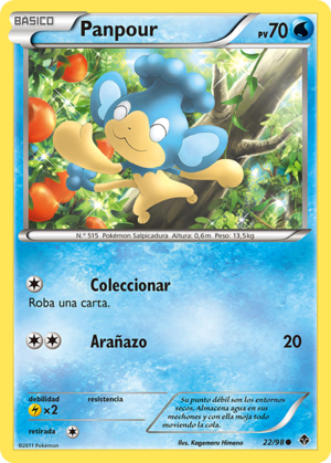Simipour (Fuerzas Emergentes TCG) - WikiDex, la enciclopedia Pokémon