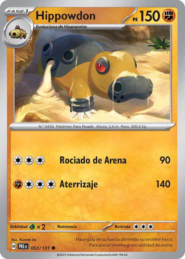 Hippowdon (Evoluciones Prismáticas TCG) - WikiDex, la enciclopedia Pokémon