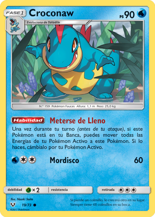 Croconaw (Leyendas Luminosas TCG) - WikiDex, la enciclopedia Pokémon