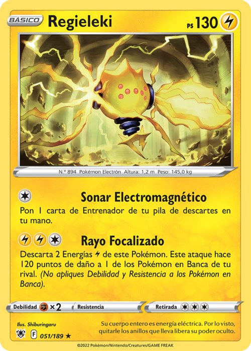 Regieleki (Resplandor Astral TCG) - WikiDex, la enciclopedia Pokémon