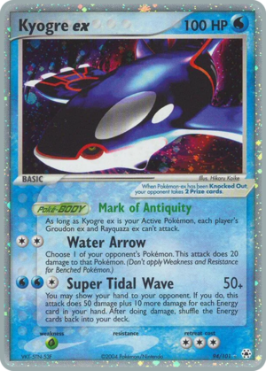Kyogre-ex (Hidden Legends TCG) - WikiDex, la enciclopedia Pokémon