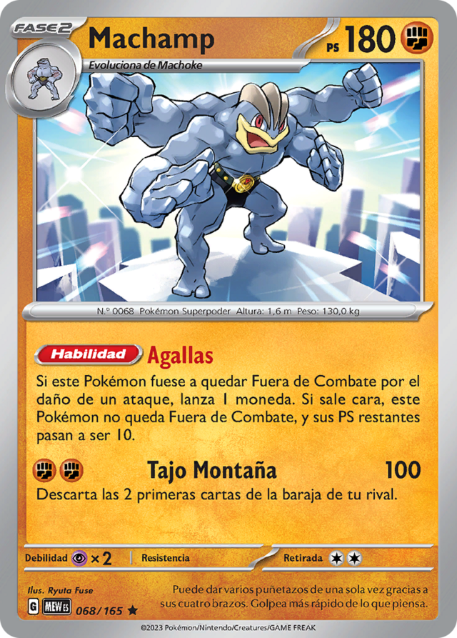 Machamp (151 TCG) - WikiDex, la enciclopedia Pokémon