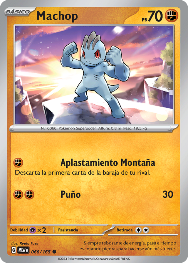 Machop (151 TCG) - WikiDex, la enciclopedia Pokémon