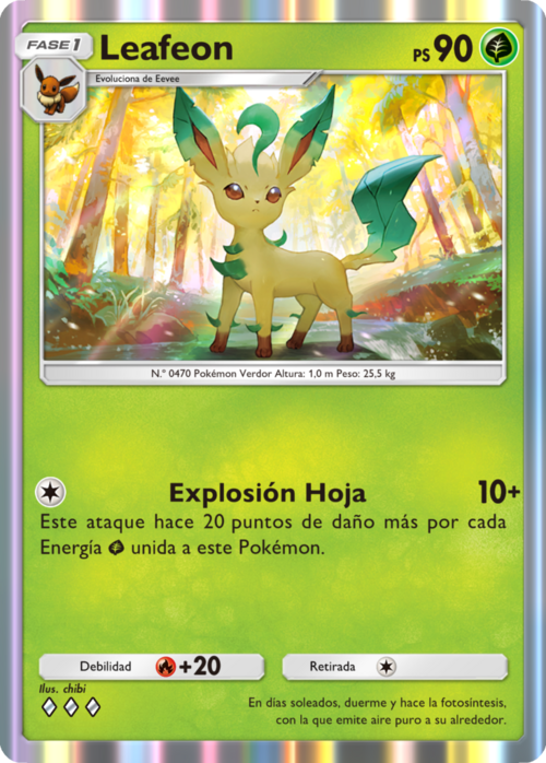 Leafeon (Arboleda de Eevee TCG Pocket) - WikiDex, la enciclopedia Pokémon