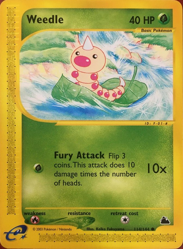 Weedle (Skyridge 114 TCG) - WikiDex, la enciclopedia Pokémon