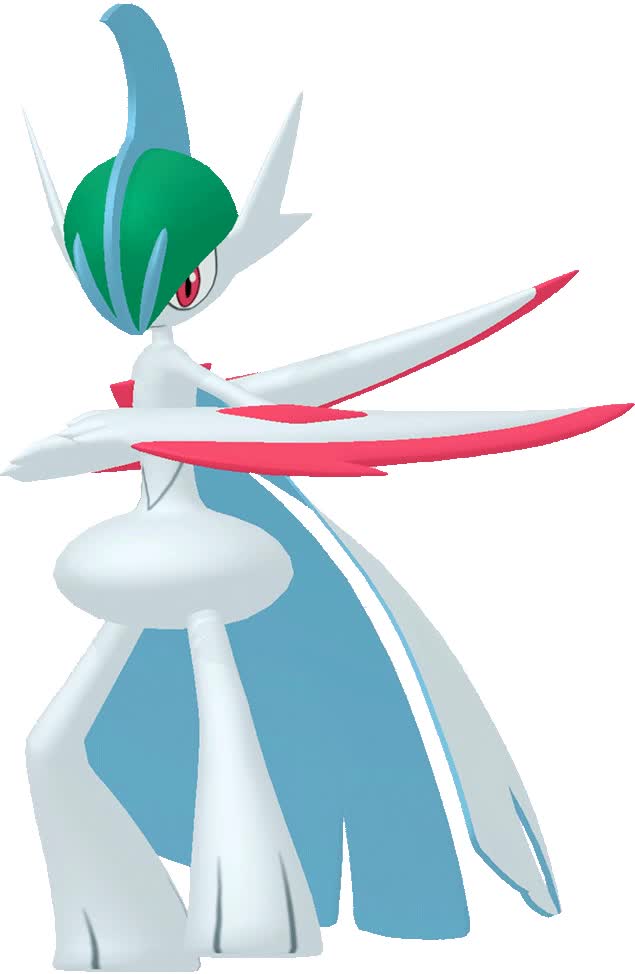 Archivo:Mega-Gallade HOME.webm - WikiDex, la enciclopedia Pokémon