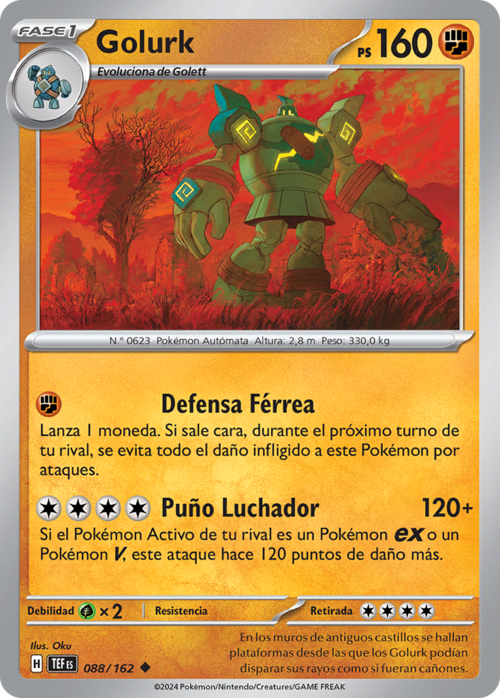 Golurk (Fuerzas Temporales TCG) - WikiDex, la enciclopedia Pokémon