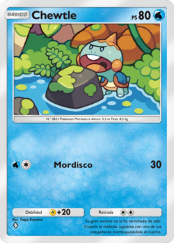 Chewtle (La Isla Singular TCG Pocket) - WikiDex, la enciclopedia Pokémon