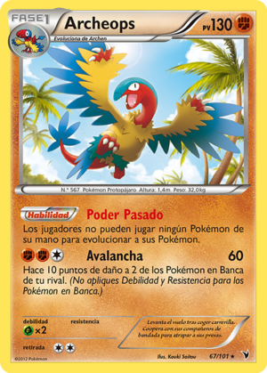 Archen (Nobles Victorias TCG) - WikiDex, la enciclopedia Pokémon