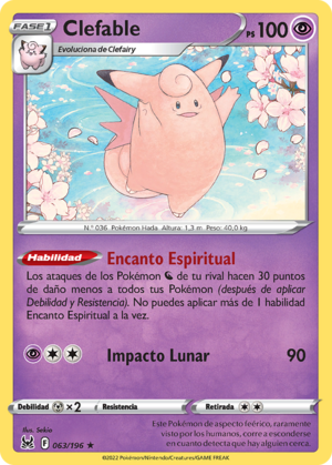 Clefairy (Origen Perdido TCG) - WikiDex, la enciclopedia Pokémon