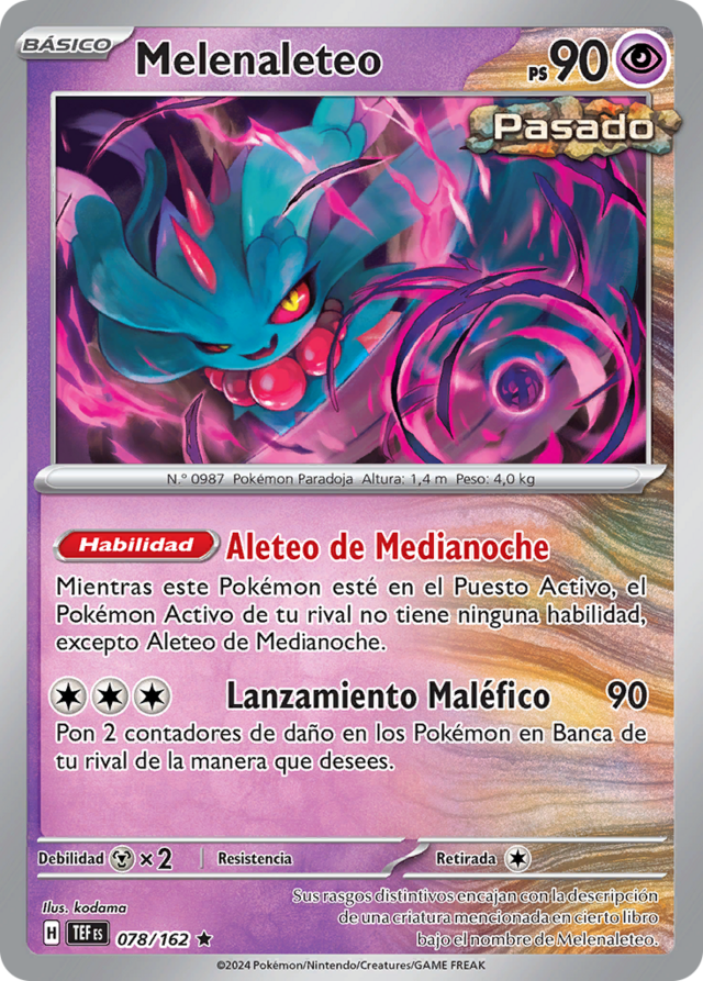 Melenaleteo (Fuerzas Temporales TCG) - WikiDex, la enciclopedia Pokémon