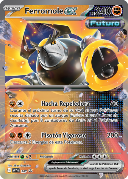 Ferromole ex (Fuerzas Temporales TCG) - WikiDex, la enciclopedia Pokémon