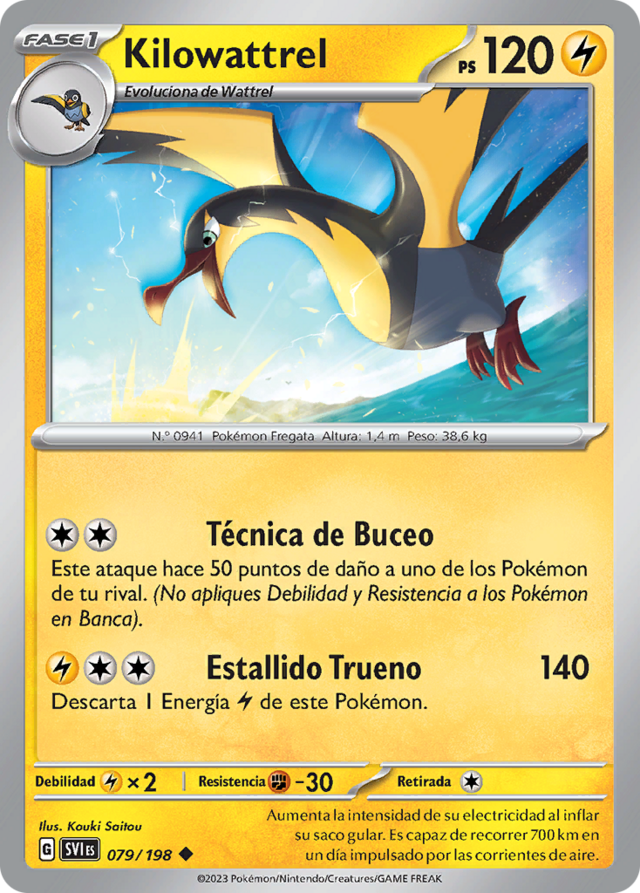 Archivo:Kilowattrel (Escarlata y Púrpura TCG).png - WikiDex, la enciclopedia Pokémon