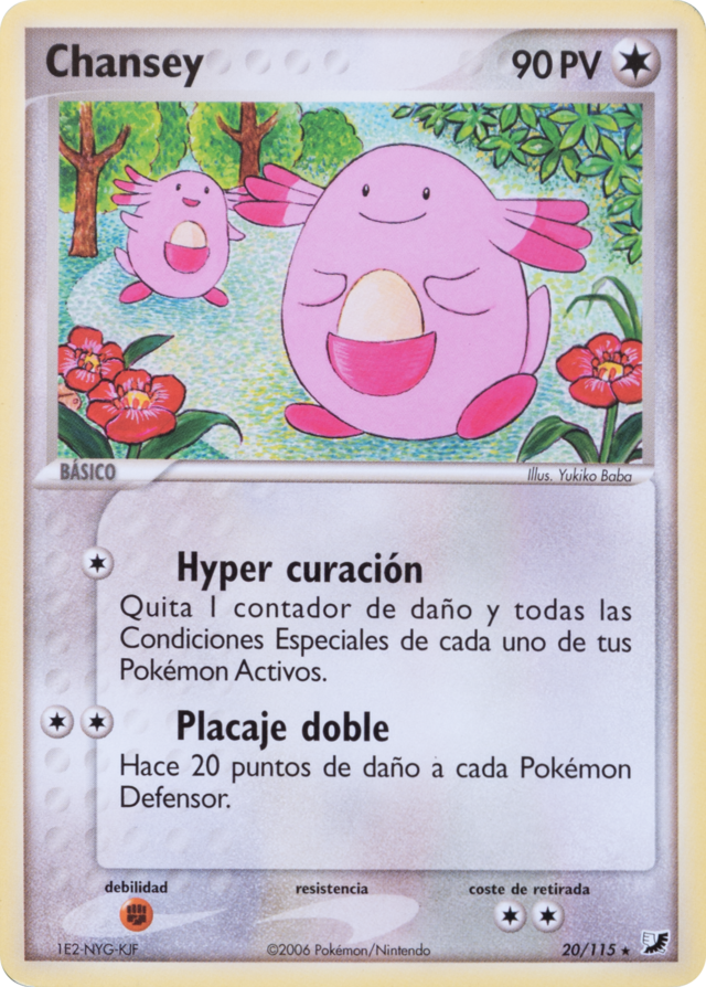 Chansey (Fuerzas Ocultas TCG) - WikiDex, la enciclopedia Pokémon