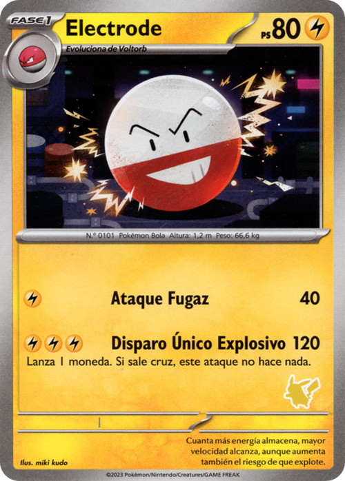 Electrode (Mi Primer Combate TCG) - WikiDex, la enciclopedia Pokémon