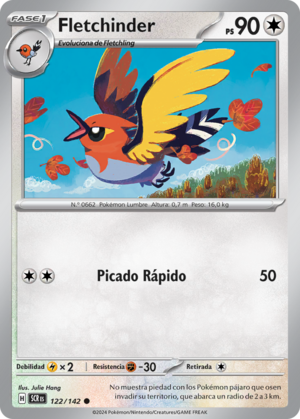 Fletchling (Corona Astral TCG) - WikiDex, la enciclopedia Pokémon