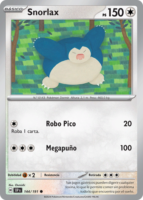 Snorlax (Chispas Fulgurantes TCG) - WikiDex, la enciclopedia Pokémon