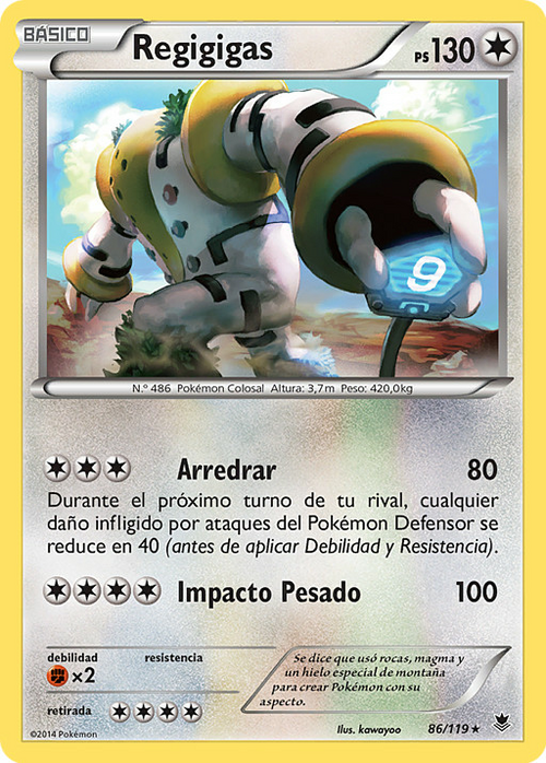 Regigigas (Fuerzas Fantasmales TCG) - WikiDex, la enciclopedia Pokémon