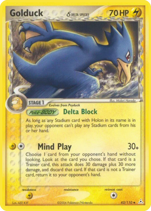 Golduck δ (Holon Phantoms TCG) - WikiDex, la enciclopedia Pokémon