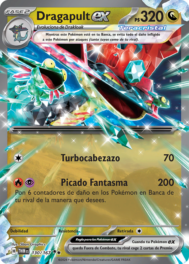 Dragapult ex (Mascarada Crepuscular TCG) - WikiDex, la enciclopedia Pokémon