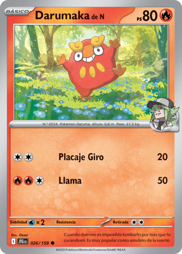 Darumaka de N (Aventuras Compartidas TCG)/Darumaka de N (Juntos de ...