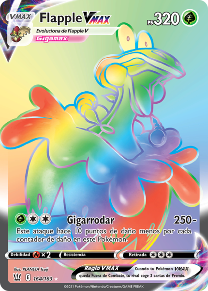 Flapple VMAX (Estilos de Combate TCG) - WikiDex, la enciclopedia Pokémon