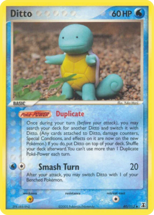 Ditto (Delta Species 40 TCG) - WikiDex, la enciclopedia Pokémon