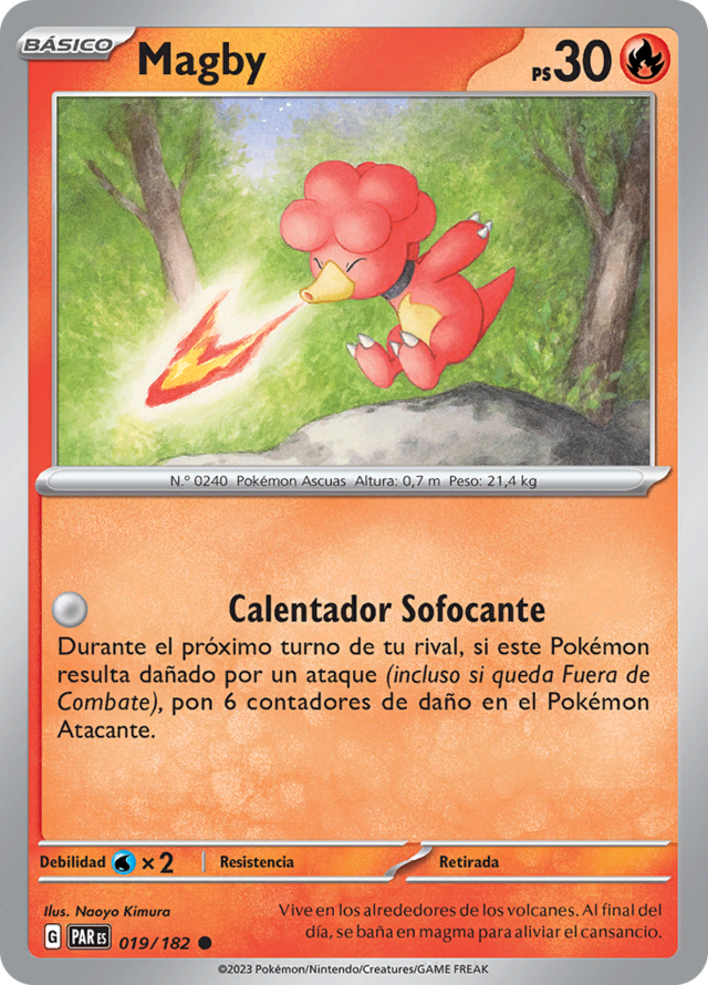 Magby (Brecha Paradójica TCG) - WikiDex, la enciclopedia Pokémon