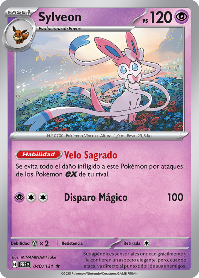 Sylveon (Evoluciones Prismáticas TCG) - WikiDex, la enciclopedia Pokémon