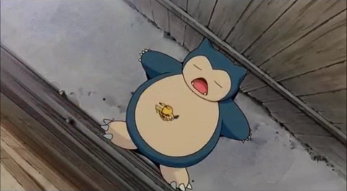 Archivo:PK03 Pikachu botando en Snorlax.jpg - WikiDex, la enciclopedia ...