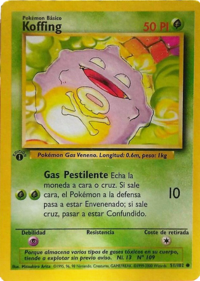 Koffing (Base Set TCG) - WikiDex, la enciclopedia Pokémon