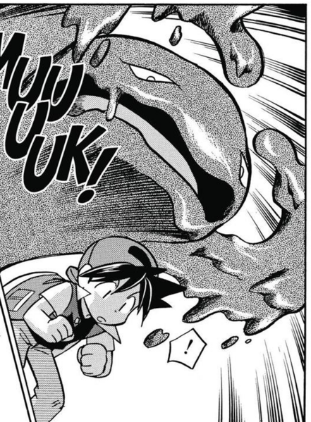 Archivo:PMS025 Muk vs Red.png - WikiDex, la enciclopedia Pokémon