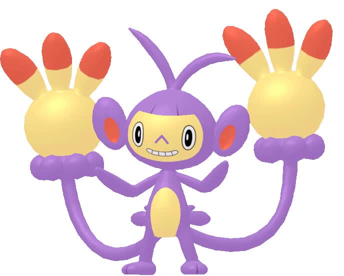 Archivo:Ambipom HOME hembra.webm - WikiDex, la enciclopedia Pokémon