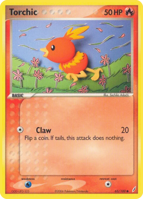 Torchic (Crystal Guardians 65 TCG) - WikiDex, la enciclopedia Pokémon