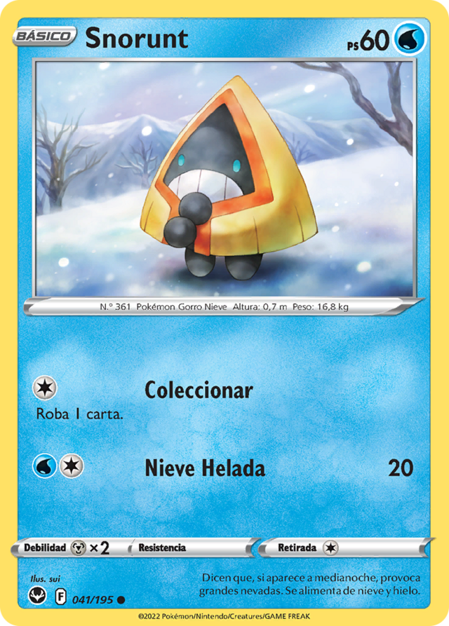 Snorunt (Tempestad Plateada TCG) - WikiDex, la enciclopedia Pokémon