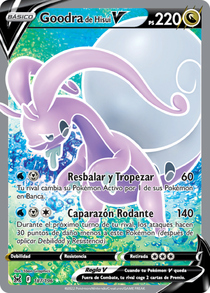 Goodra de Hisui V (Origen Perdido TCG) - WikiDex, la enciclopedia Pokémon