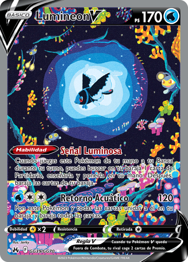 Archivo:Lumineon V (Cenit Supremo TCG).png - WikiDex, la enciclopedia Pokémon