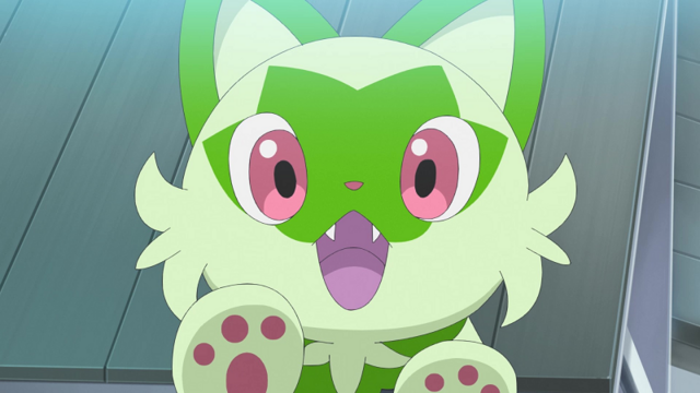 Archivo:EP1237 Sprigatito.png - WikiDex, la enciclopedia Pokémon