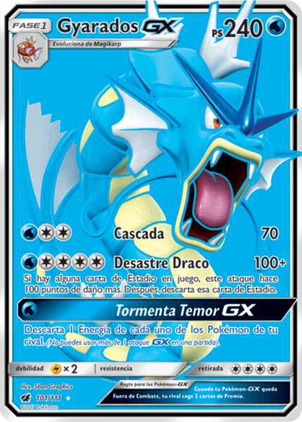 Gyarados-GX (Invasión Carmesí TCG) - WikiDex, la enciclopedia Pokémon